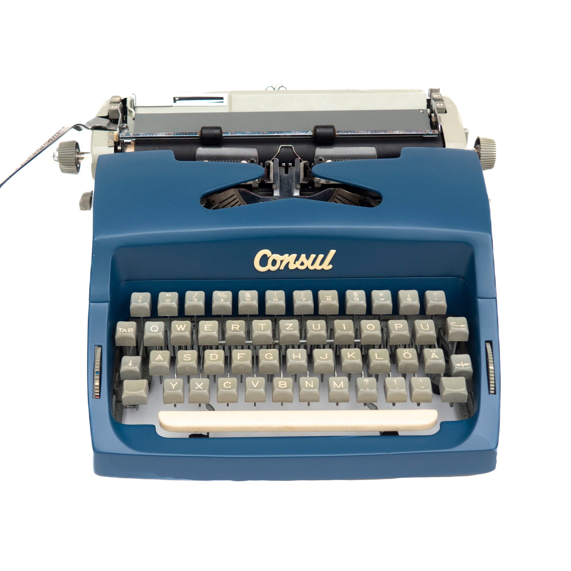 Dark Blue Typewriter Consul - Blackbird Typewriters