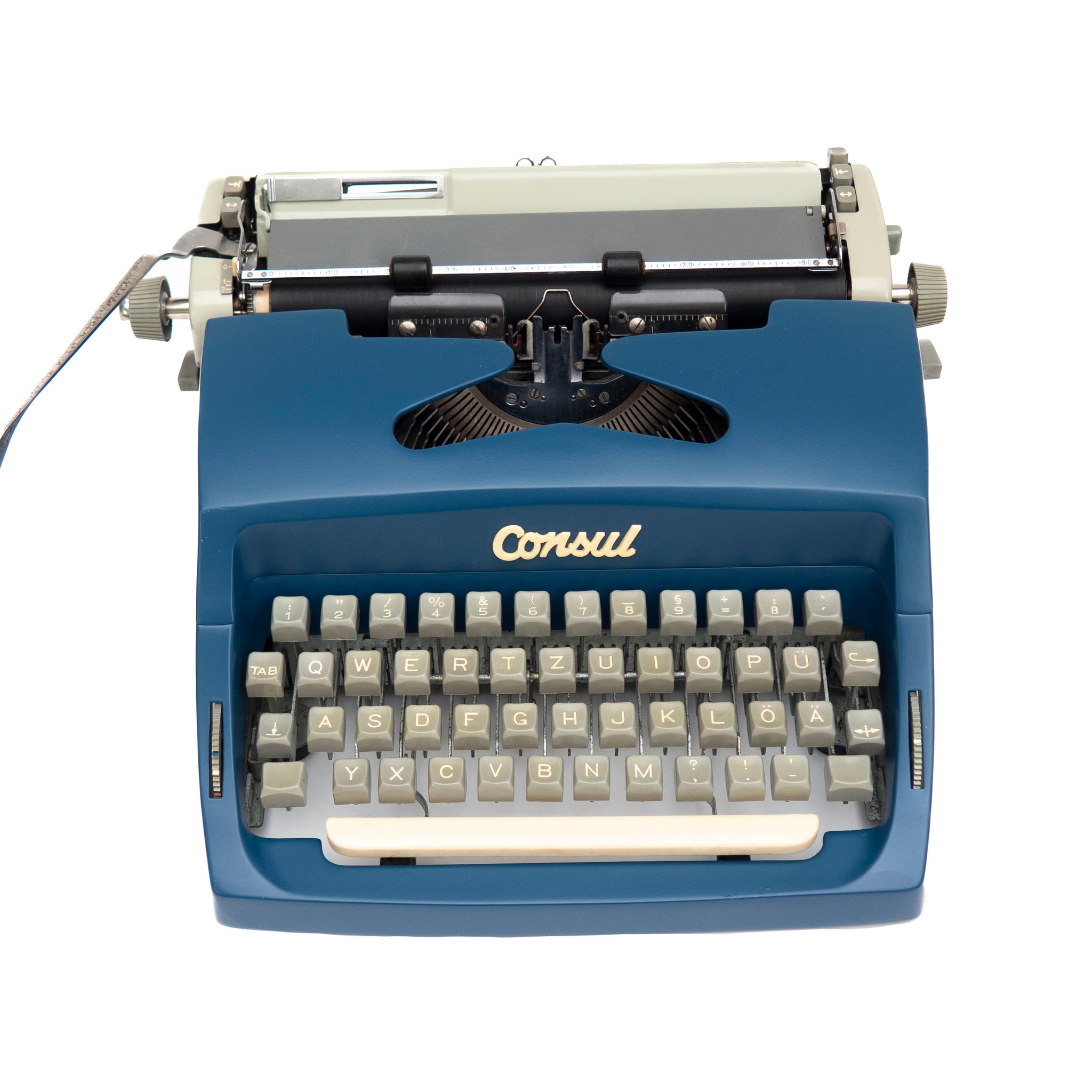 Dark Blue Typewriter Consul - Blackbird Typewriters