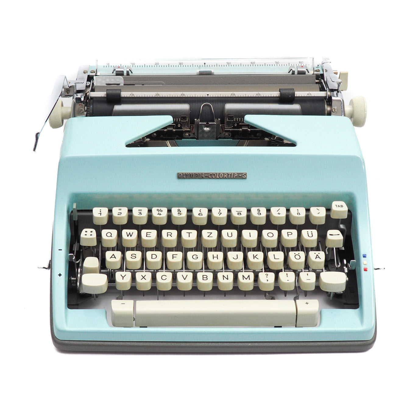 Schreibmaschine Olympia Colortip - BLACKBIRD TYPEWRITERS – Blackbird ...