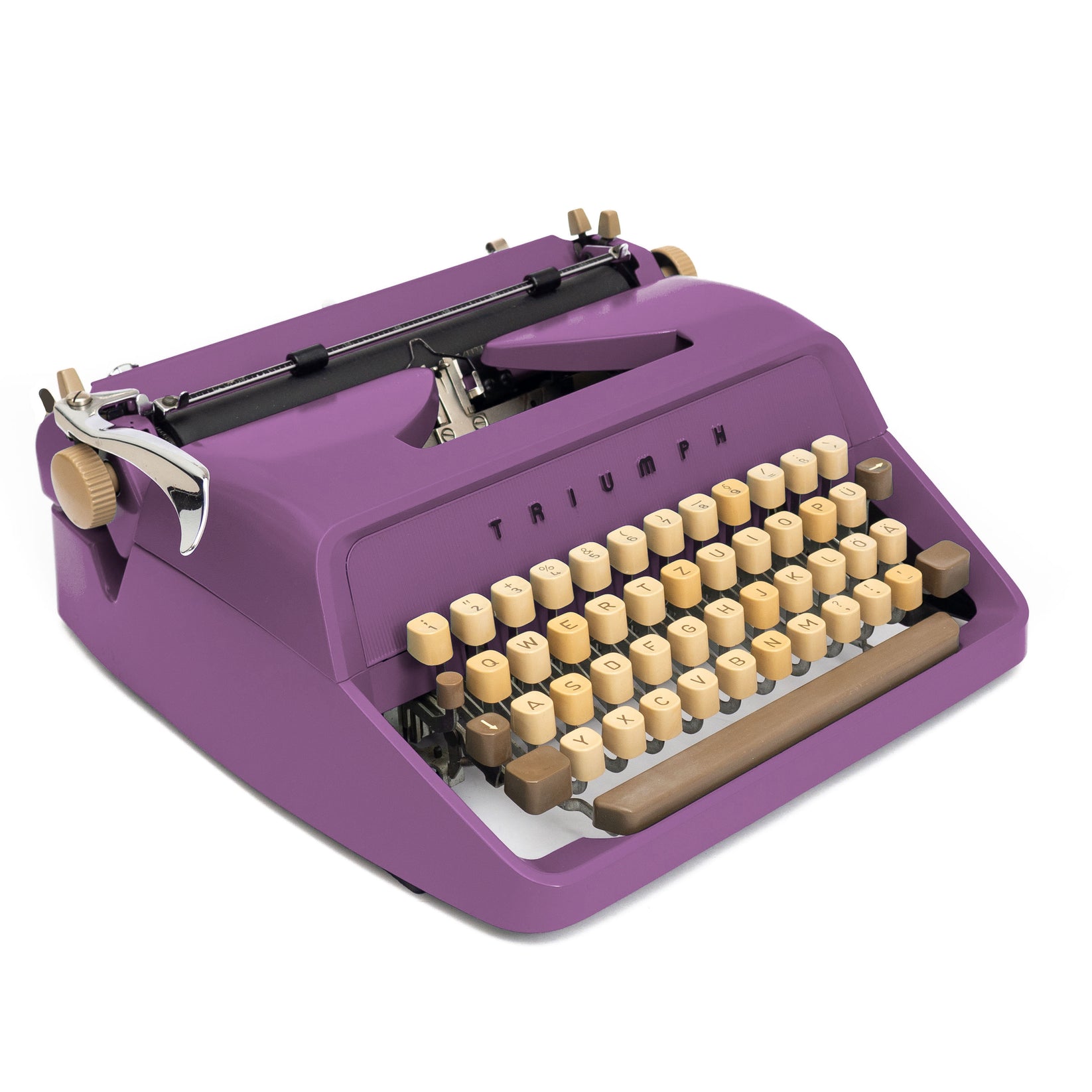 Triumph Typewriter, Purple -BLACKBIRD TYPEWRITERS – Blackbird Typewriters